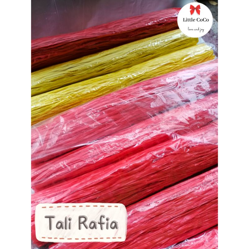 Tali Rafia Plastic/Rope(17") Tali Belum Ikat/ Random Colour | Shopee ...