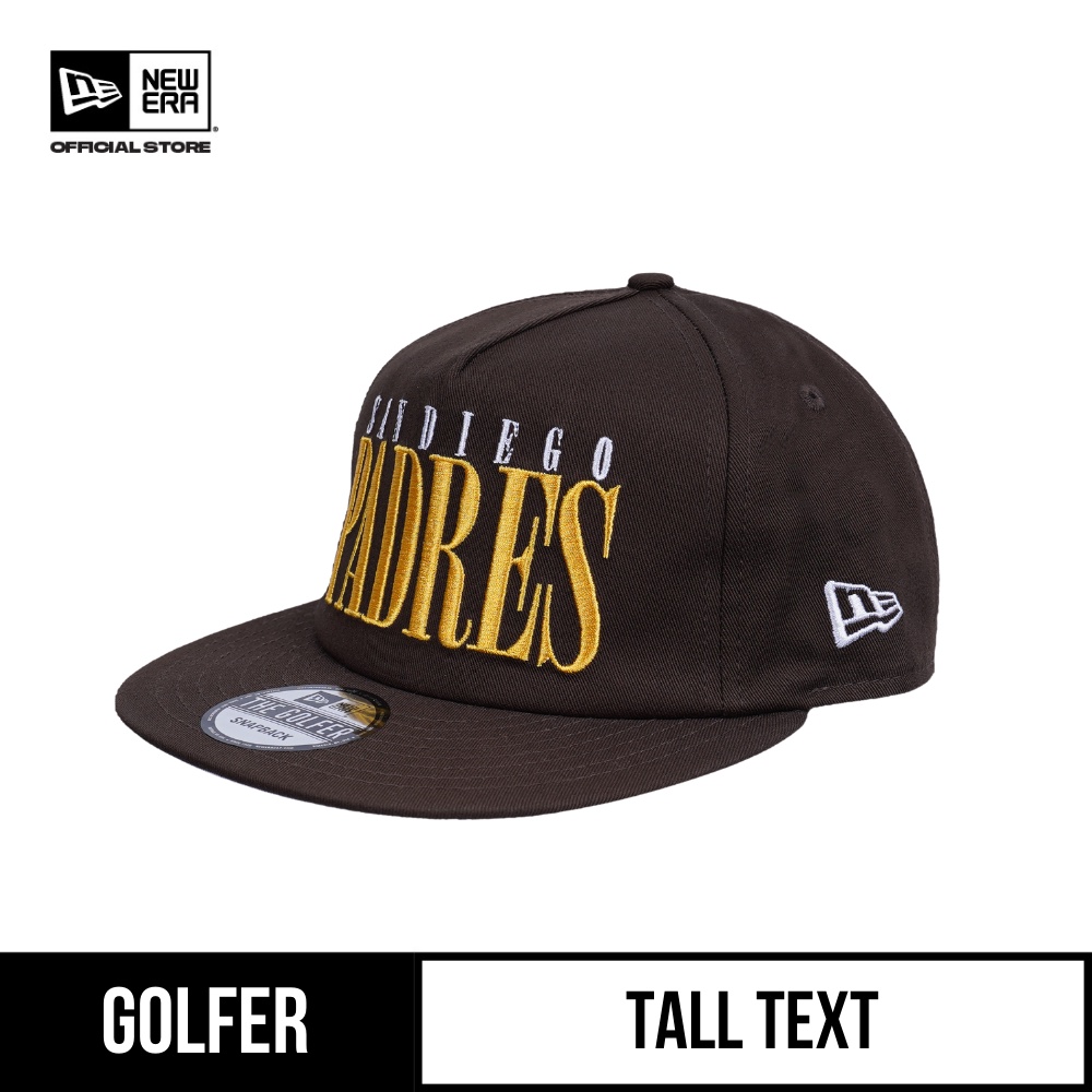 New Era The Golfer San Diego Padres Tall Text Brown Snapback Cap ...