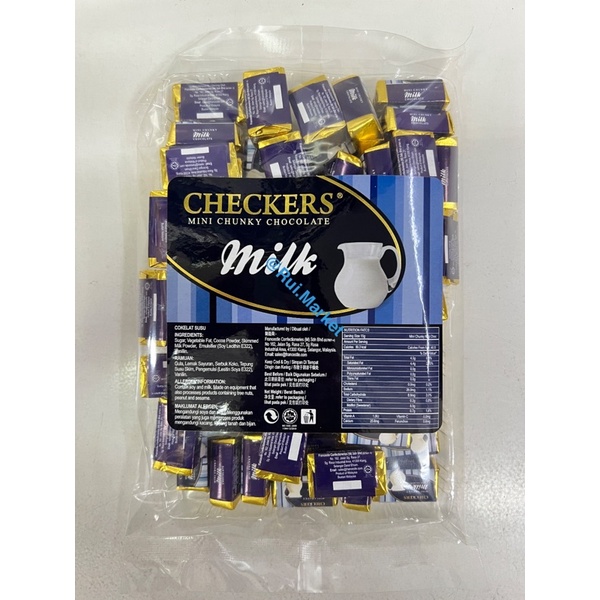 FRANCESTLE CHECKERS MINI CHUNCKY CHOCOLATE 350-500G | Shopee Malaysia