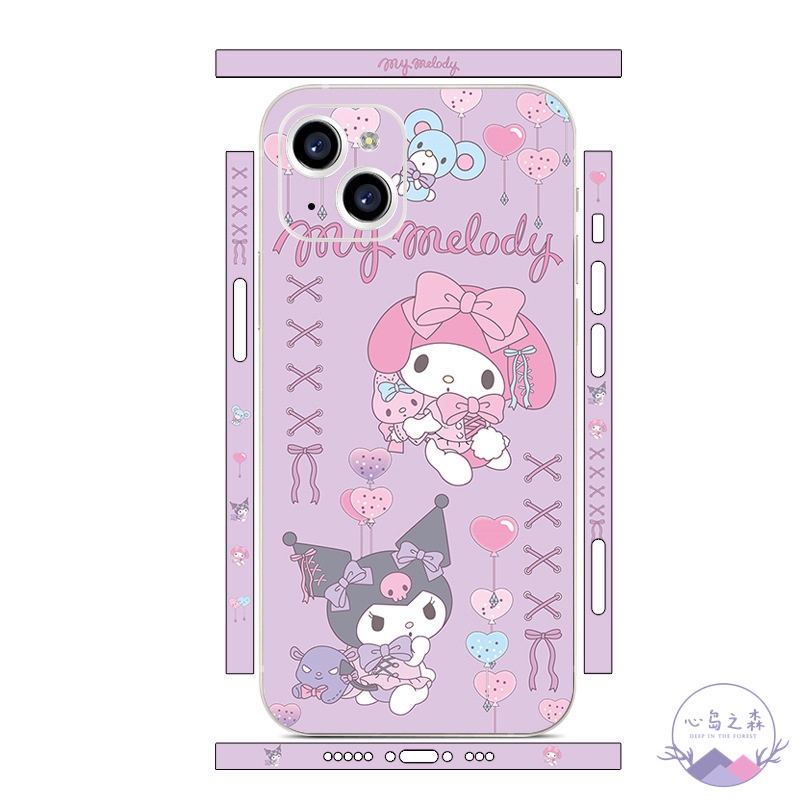iPhone 13 Pro Max Cartoon Back Side Sticker Pikachu iPhone 12 Pro Max ...