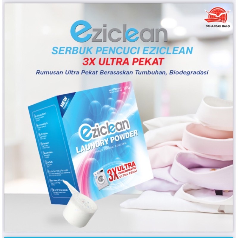 EZICLEAN 3X ULTRA CONCENTRATED LAUNDRY POWDER 1kg | Shopee Malaysia