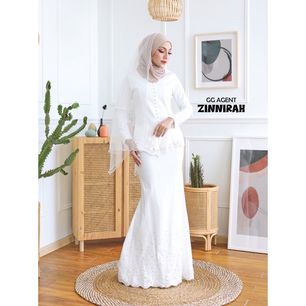 Zinnirah ( S M L XL) Kebaya Mini ( kebaya moden) | Shopee Malaysia