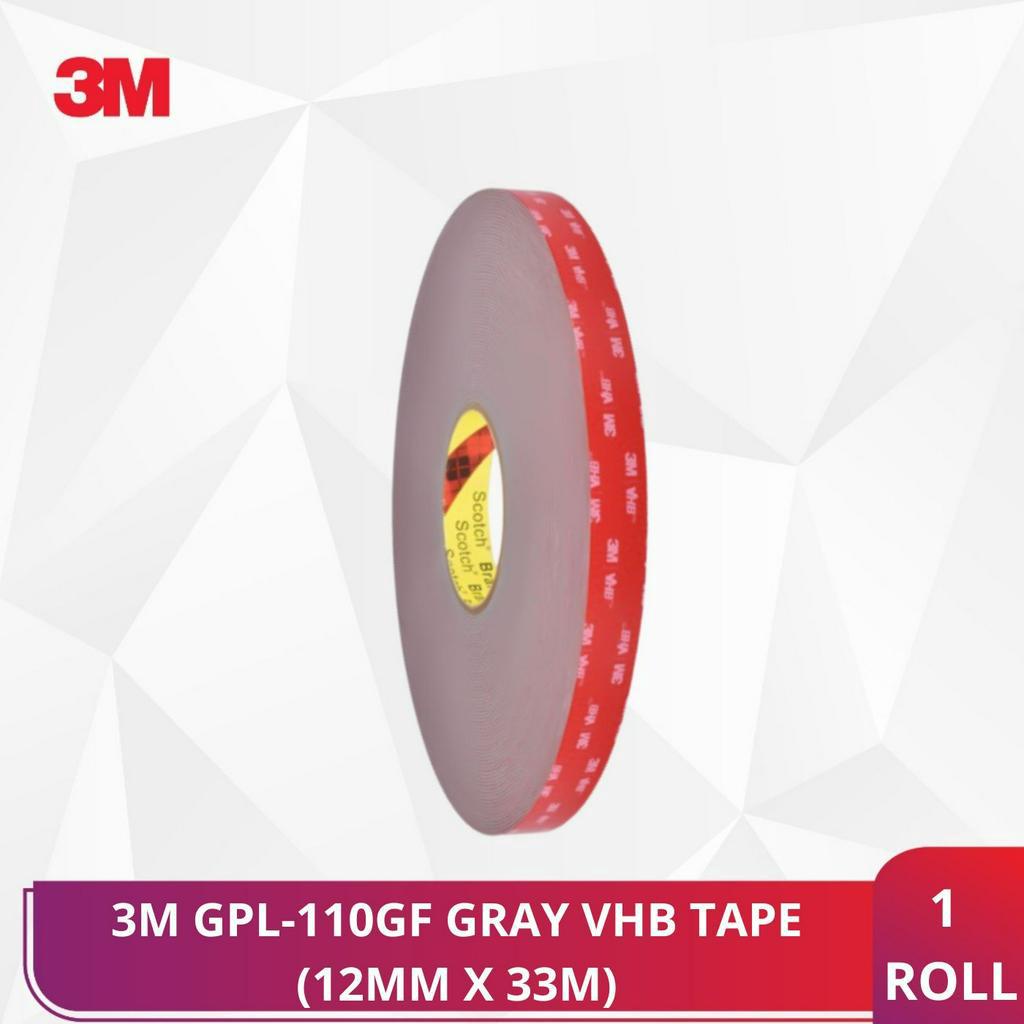 3M GPL-110GF GRAY VHB TAPE (12MM X 33M) | Shopee Malaysia