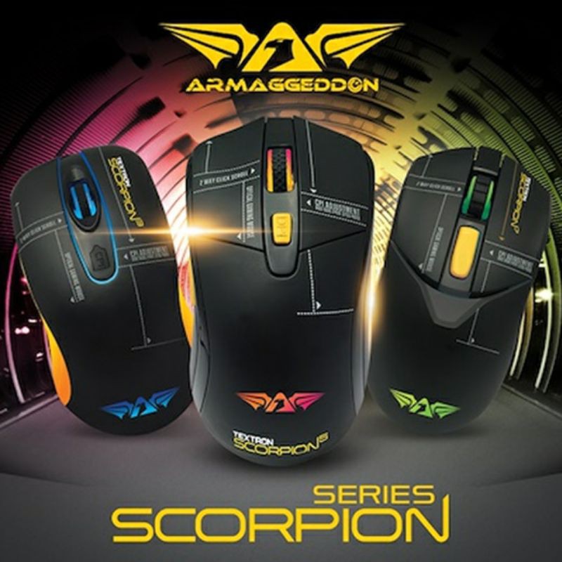 Armaggeddon Textron RGB Scorpion 3 / 5 / 7 Gaming Mouse ( 4800CPI ...