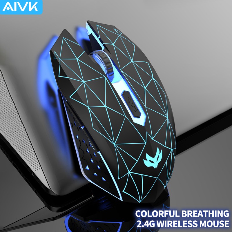 Aivk T2 Gaming wireless mouse rechargeable mouse color breathing ...