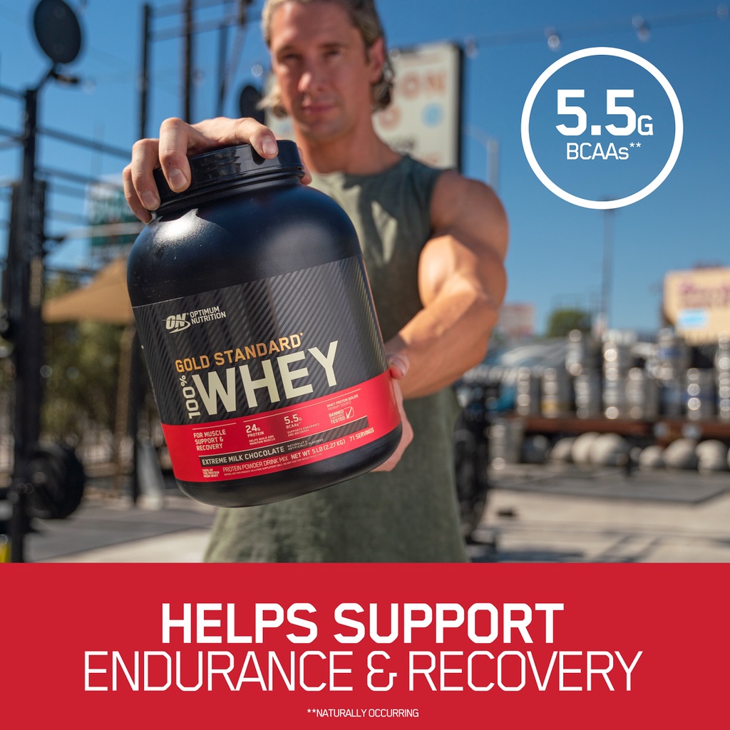 Optimum Nutrition Gold Standard Whey 5lbs - 100% Whey Protein Powder ...