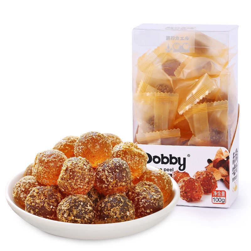Dobby水果软糖批发椰子陈皮喜糖果高颜值随身携带儿童零食送礼物Dobby Fruit Jelly Wholesale Coconut ...