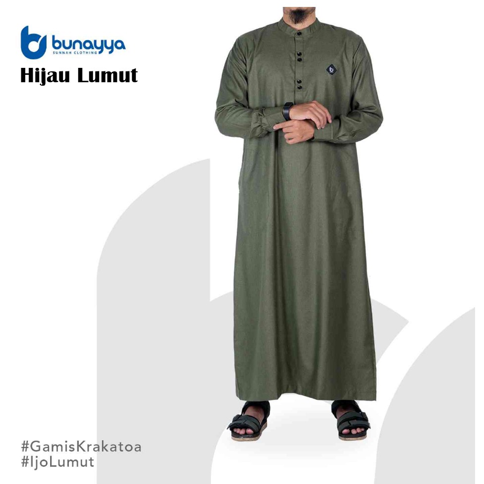Men's Gamis Long Sleeve Robe Ikhwan Kratoa Bunayya Sunnah Clothing ...