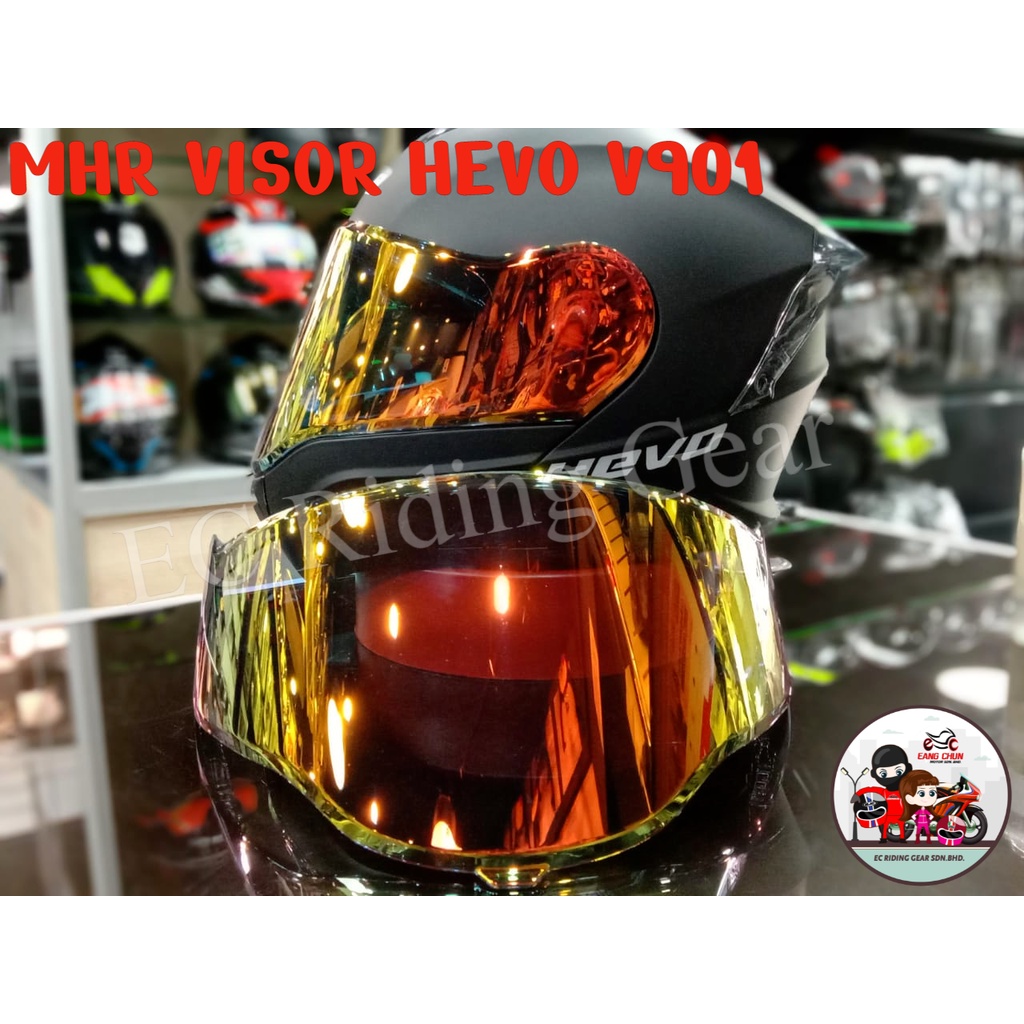 NEW !! Big Sales !! * Visor MHR Helmet HEVO V901 FU901 Flip Up 100% ...