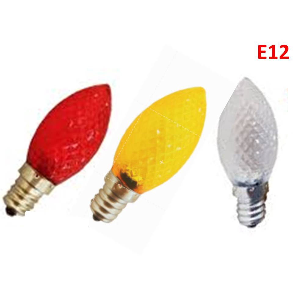 🌶CHILI🌶 Led Candle Bulb E12 🕯 240V ( CLEAR ) Filament Incandescent Lamp ...