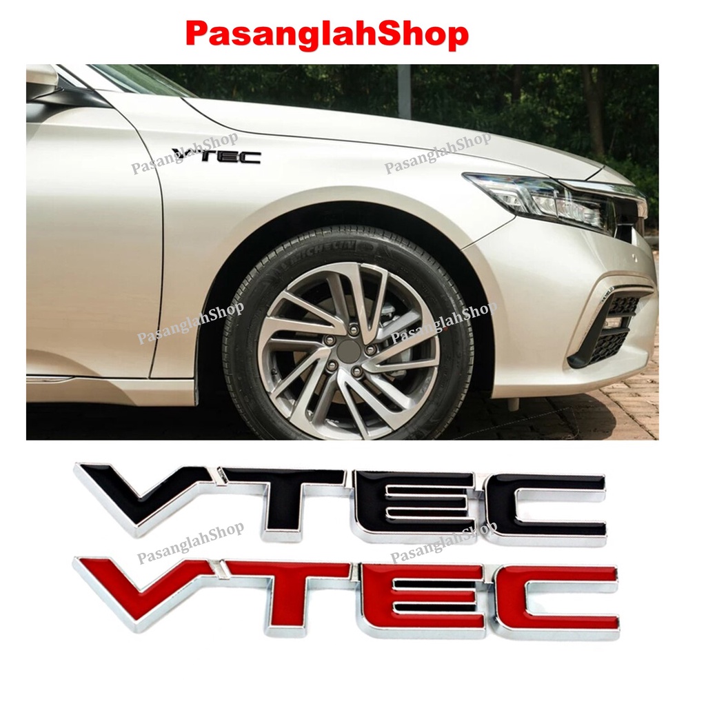 Honda Civic Vtec Logo Emblem Sticker | Shopee Malaysia