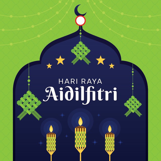 Tag Hari Raya Aidilfitri - Kad Hari Raya Aidilfitri - Tag Eid Mubarak ...