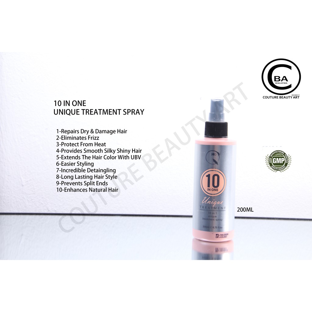 10 In 1 Unique Treatment Spray - 10Q Professional Hair Care (200ml ...