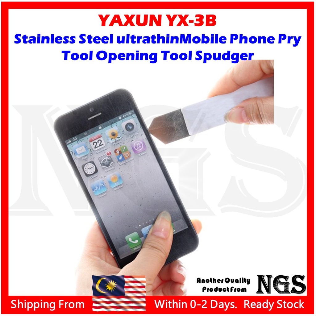 YAXUN YX-3B Stainless Steel ultrathin Mobile Phone Pry Tool Opening Tool Spudger | Shopee Malaysia