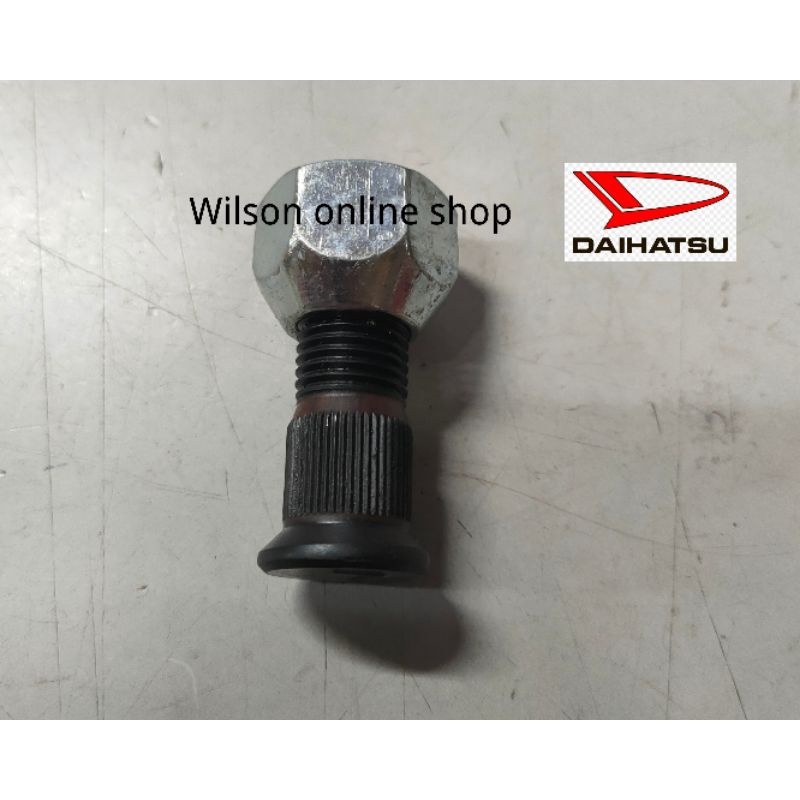 Original Daihatsu Delta DV57 Hub Bolt With Nut Front/Depan LH/RH ...