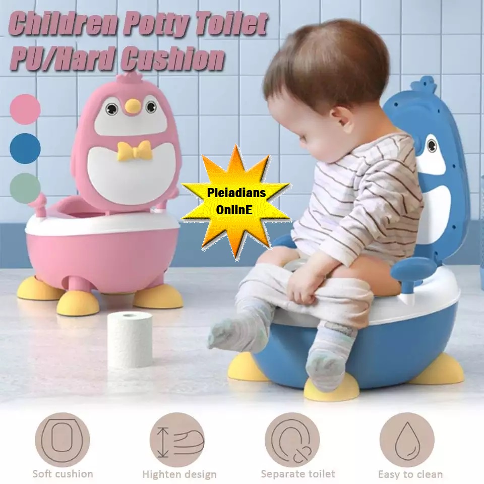 HOMIEE Children Pot Cute Penguin Ajustable Height Baby Potty Training ...