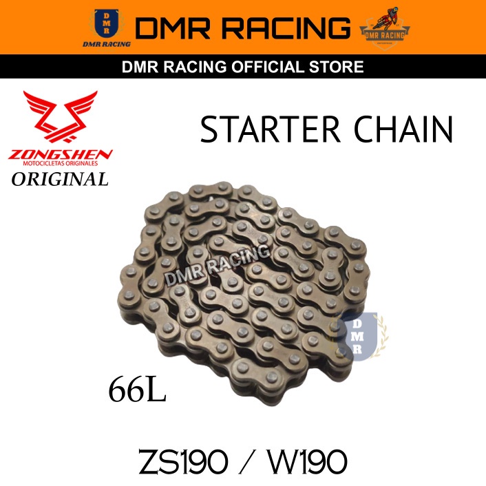ZONGSHEN ZS190 W190 Original Starter Chain 66L Unit (Motocross/Engine ...