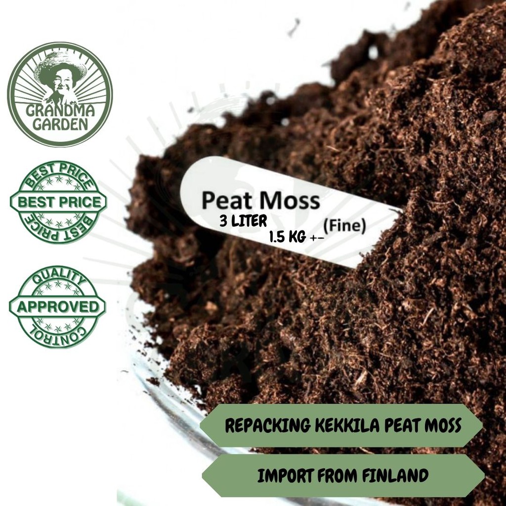 👵 KEKKILA PEAT MOSS / PEATMOSS FINLAND / POTTING SOIL / TANAH SEMAIAN ...