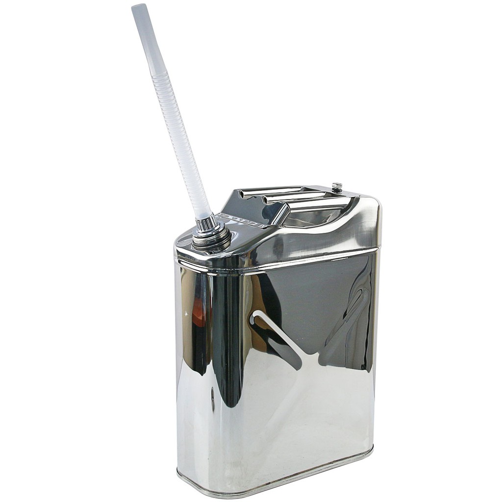 Tong diesel tong petrol Steel 10L/20L Jerry Can Flexible Spout Fuel ...