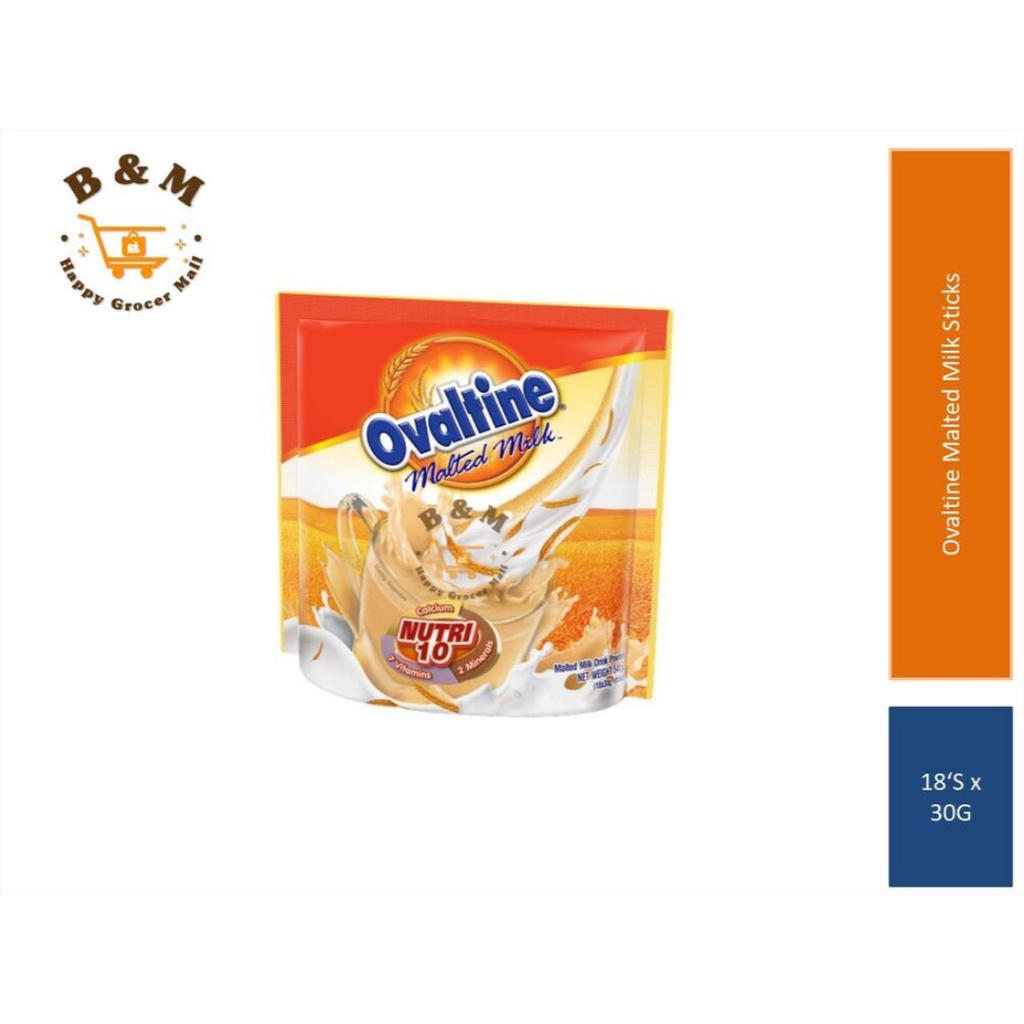 Ovaltine Malted Milk Sticks (18's x 30g) (Clearance Exp10/22) | Shopee Malaysia