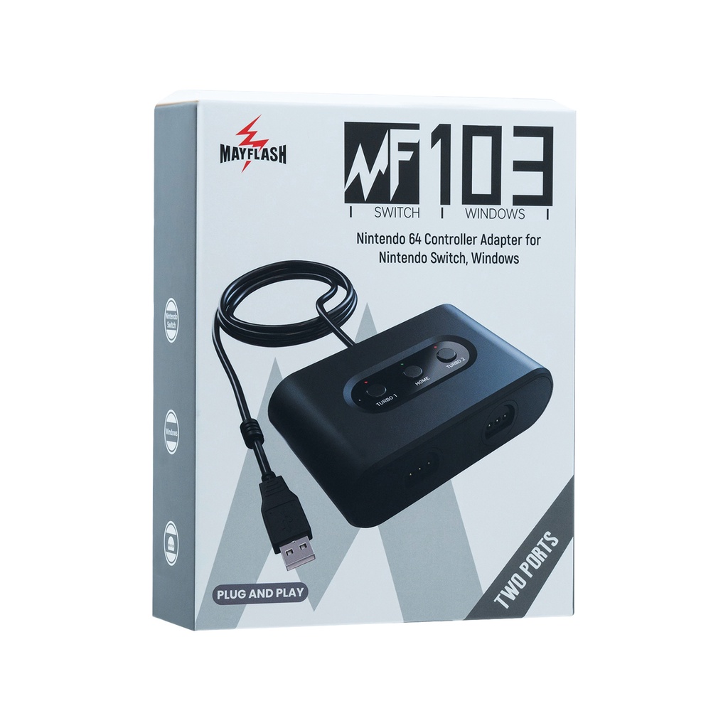 Mayflash N64 Controller Adapter For Nintendo Switchwindows Pc Shopee 1761