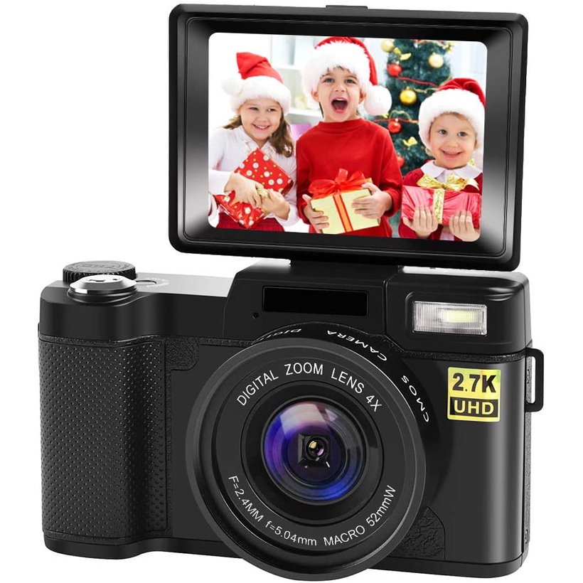 Digital camera Vlogging camera with YouTube 24MP 2.7k Full HD camera ...