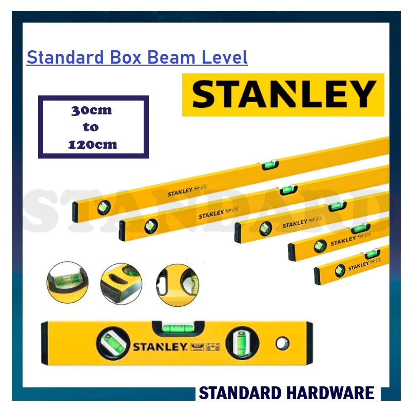 Stanley Box Beam Level 42796(30cm/12") 42797(40cm/16") 42798(60cm/24 ...