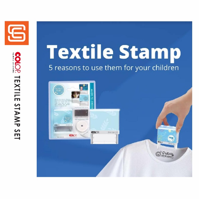 COLOP P20S | P30S TEXTILE STAMP | COP KAIN | Shopee Malaysia