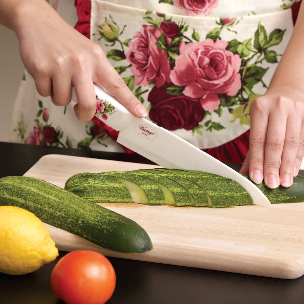 Vantage Fine Porcelain 2 in 1 Summer Time Pink Knives Set | Shopee Malaysia