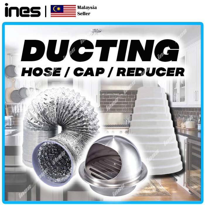 DUCTING FLEXIBLE ALUMINIUM HOSE DUCTING PIPE REDUCER STAINLESS STEEL ...