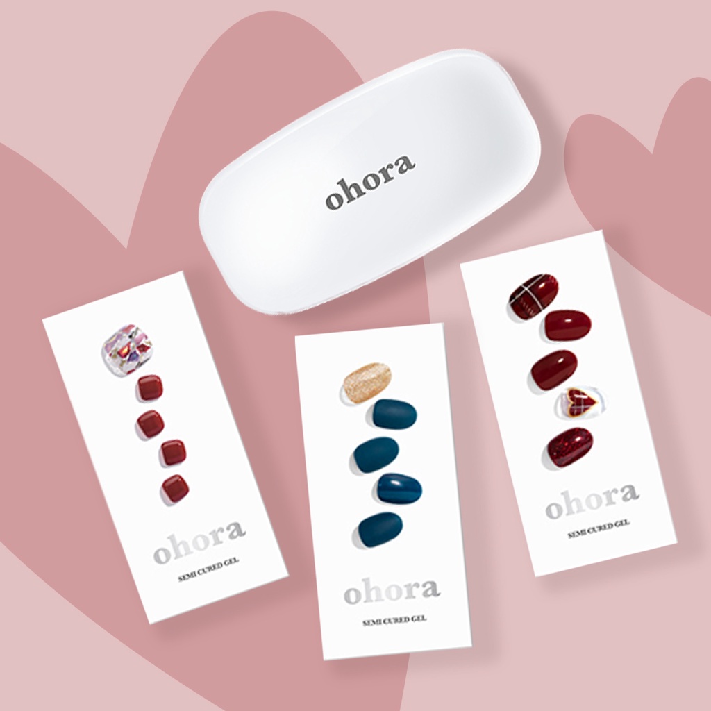 [ohora Official] Special Blossom Set 50% OFF - Semi-cured Gel Nail Strips | Shopee Malaysia