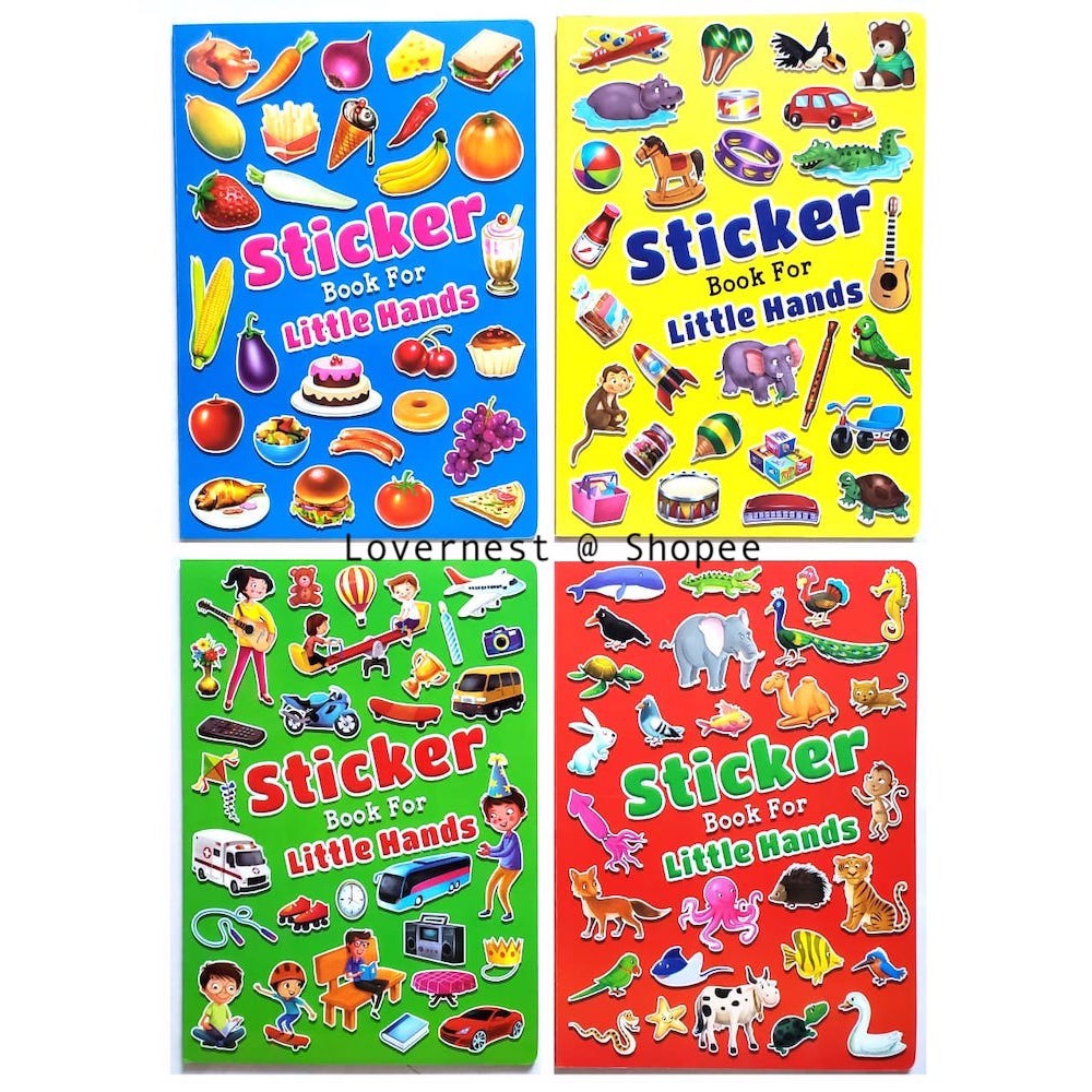 Sticker Book for Little Hands - Kindergarten Children Motor Skills ...