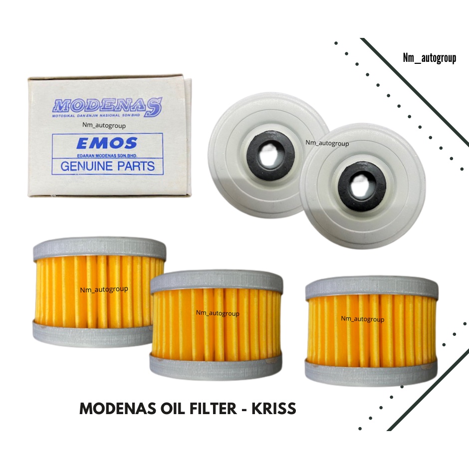 MODENAS Oil Filter (100% ORI Made) -KRISS / KRISS 110 120 / KLX150 ...