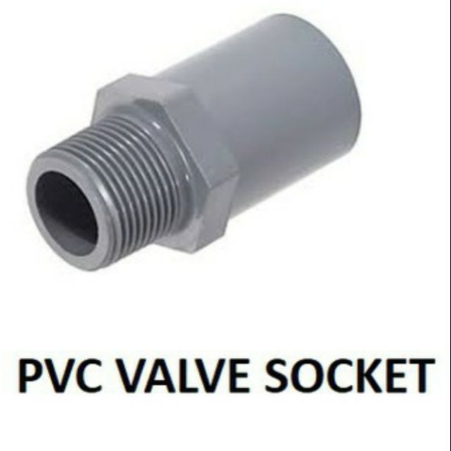 Pvc Fitting Valve Socket/ Paip Plastik Penyambung Valve Soket/ Toilet ...