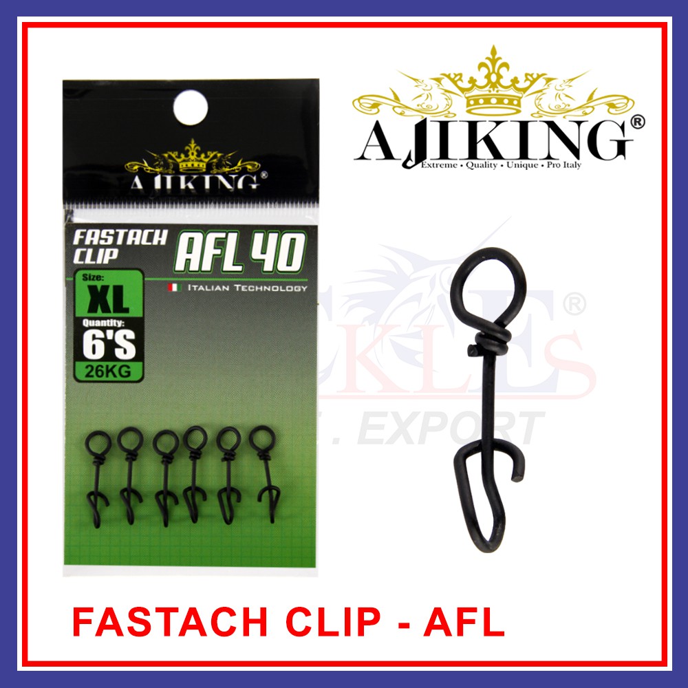 (18LB- 57LB) Ajiking Fastach Clip Stainless Steel | Shopee Malaysia