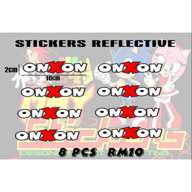 Sticker reflect (pantul Cahaya #ONXON) | Shopee Malaysia