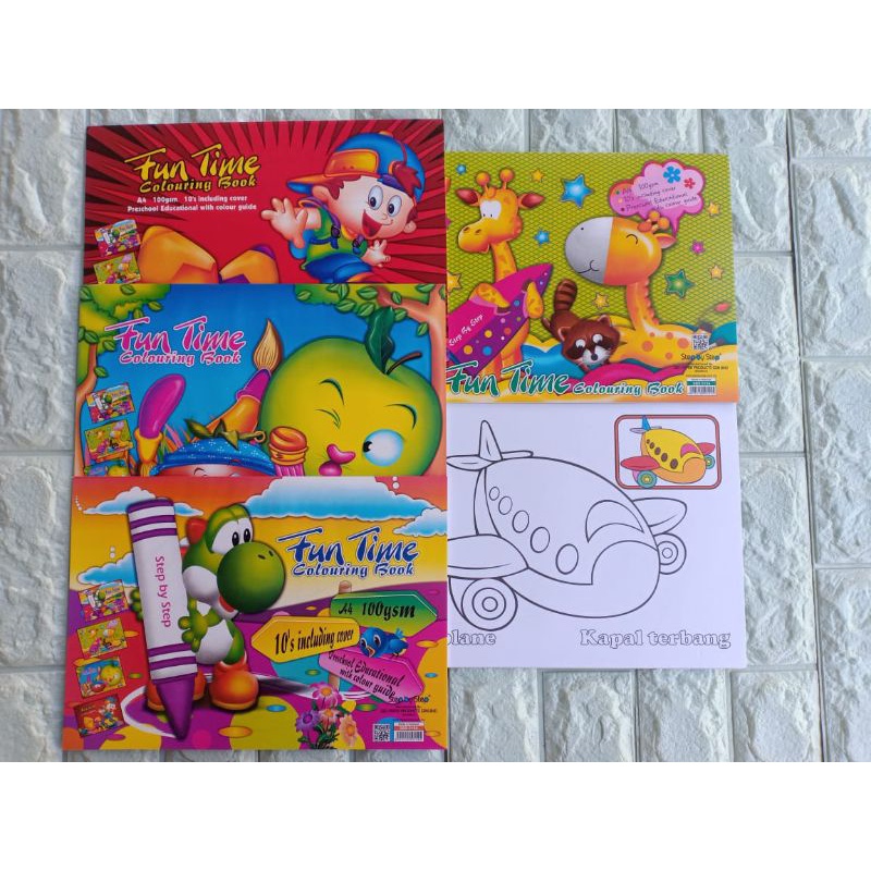 A4 Fun Time Colouring Book ( SBS 0154 ) | Shopee Malaysia