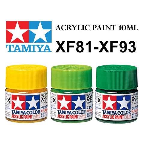 Tamiya Color Acrylic Paints Mini (Flat) XF81-XF93 | Shopee Malaysia