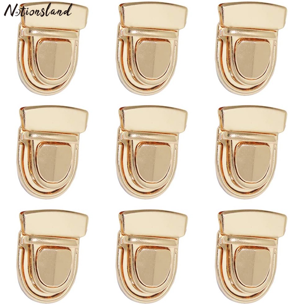 5pcs/set Lock Clasp Catch Purse Thumb Lock Purse Buckle Fasteners ...