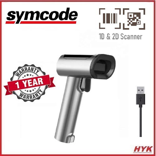 Symcode MJ-1930 USB/ MJ-6708db Wireless Barcode 1D 2D Imager QR Scanner ...