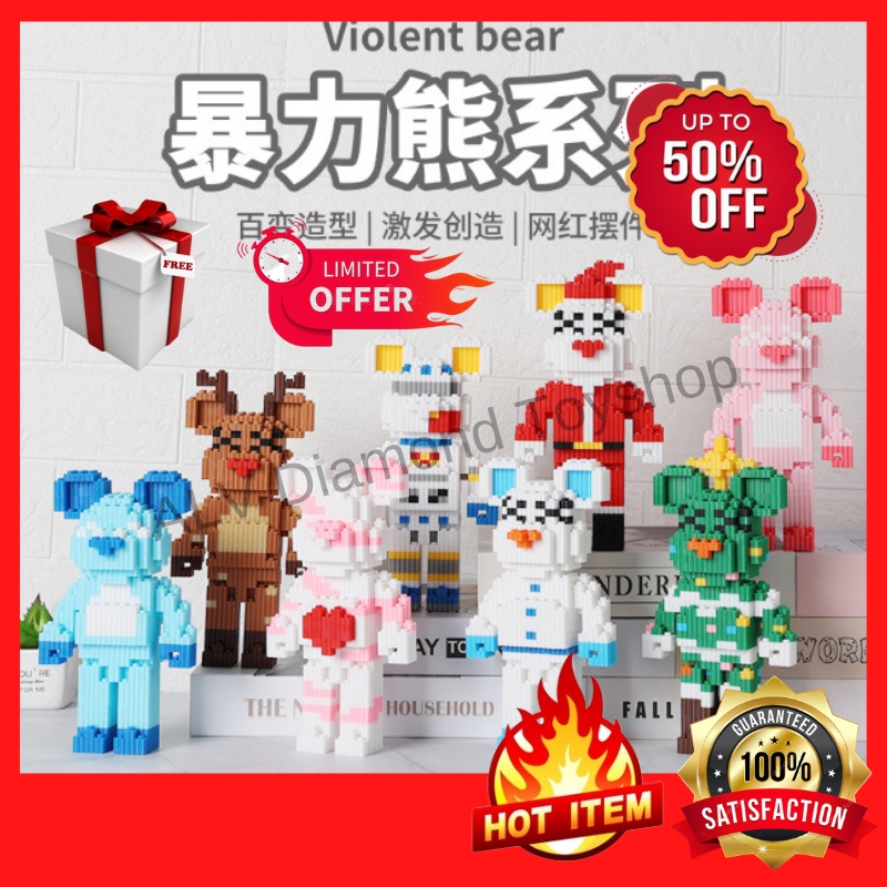 (Ready Stock) Building Block Nano 3D DIY Education Toys cartoon ...