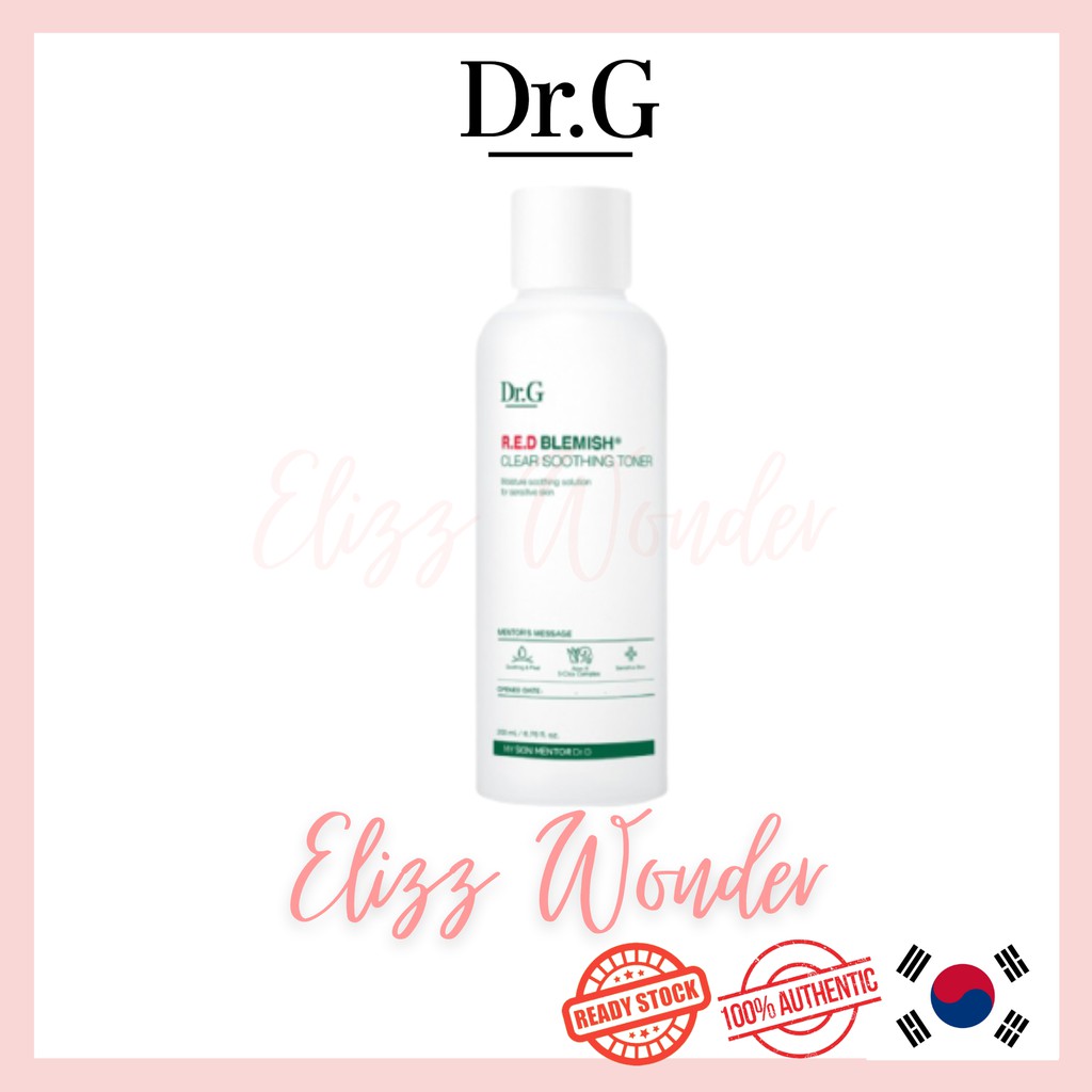 [READY STOCK] 🇰🇷 DR.G R.E.D Blemish Clear Soothing Toner (200ml) Dr.G ...