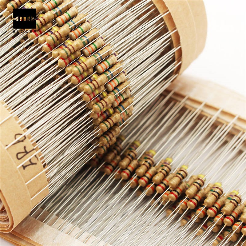 (50pcs) 1/4W Carbon Film Resistor - (1 ohm to 10M ohm) - 5% - Wide ...