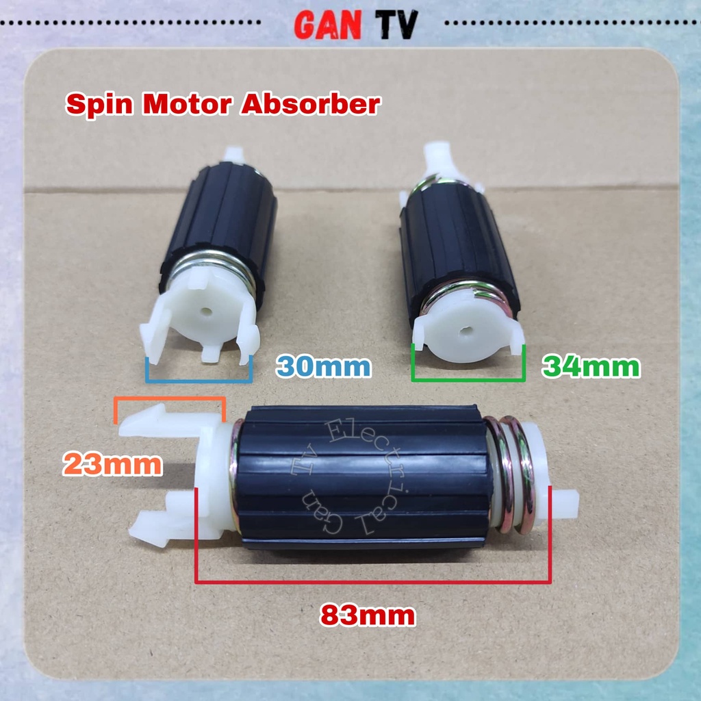 (3pcs) Heavy Duty Sharp 83mm Semi Auto Washing Machine Spin Motor ...