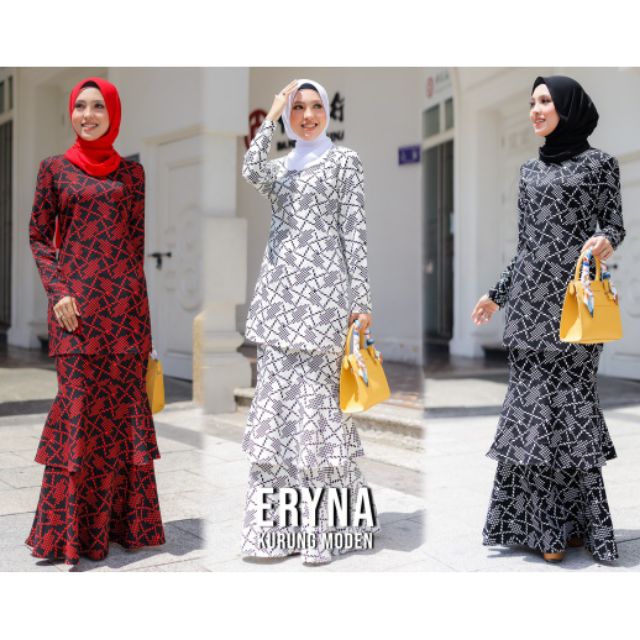 🌟🌟KURUNG ERYNA KURUNG MINI KAIN TINGKAT/LAYER🌟🌟 | Shopee Malaysia