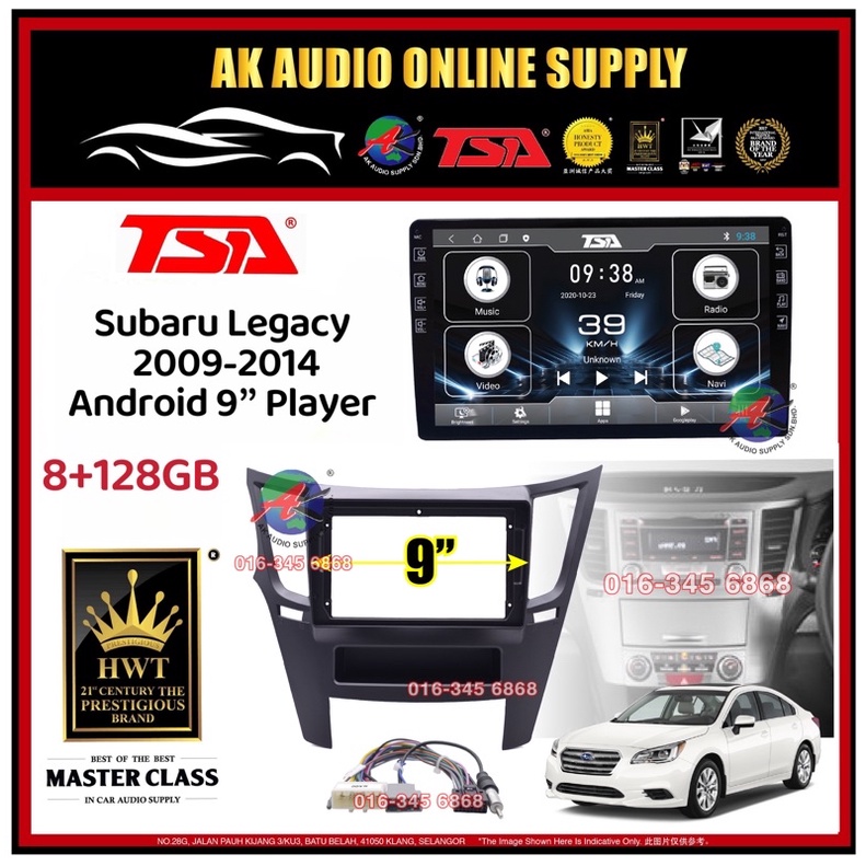 🎁Free AHD Camera🎁 8Ram + 128GB DSP 4G Carplay TSA Subaru Legacy 2009 ...