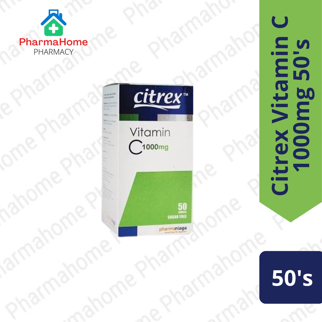 Citrex Vitamin C 1000 MG 50's/50'sx2 | Shopee Malaysia