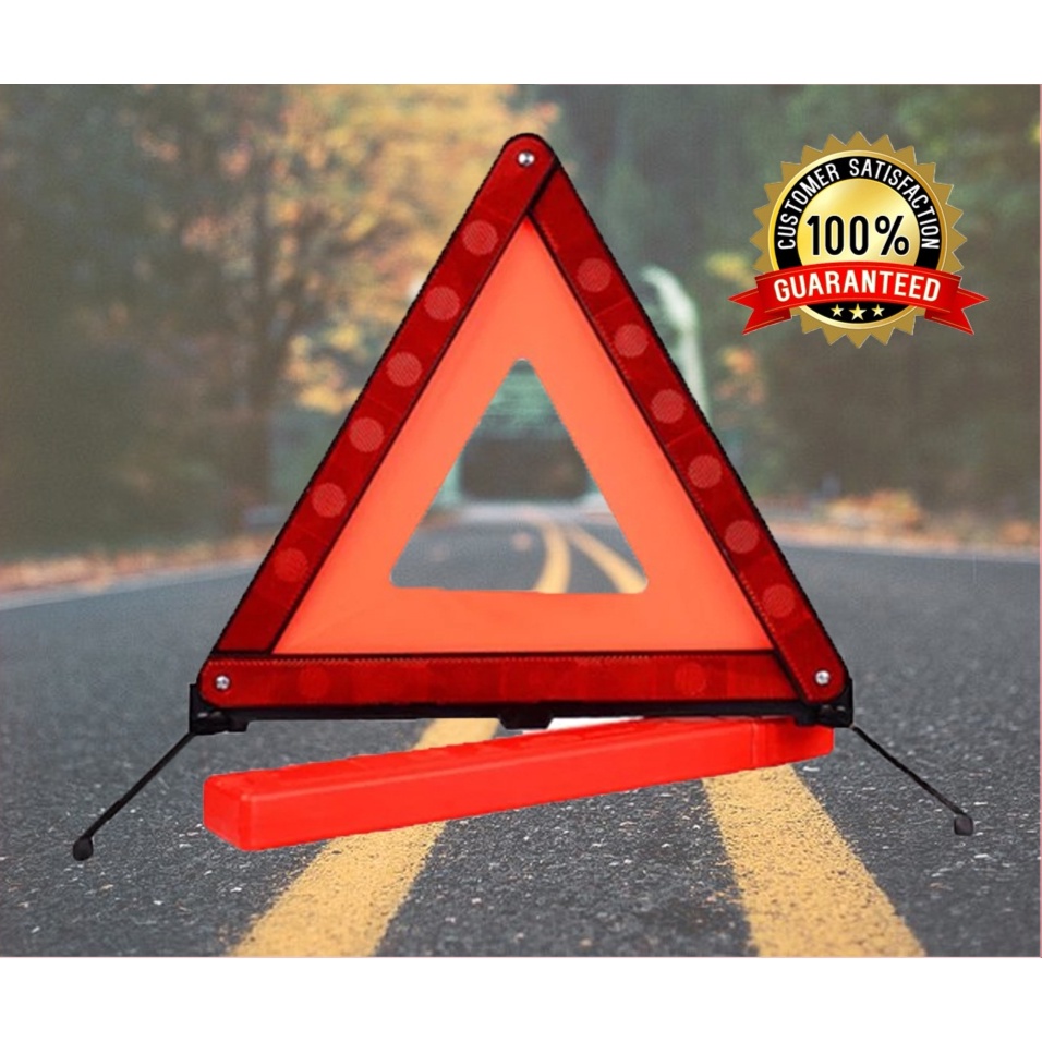 Segi Tiga Kecemasan/Car Tripod Warning Sign Foldable Triangle Emergency ...