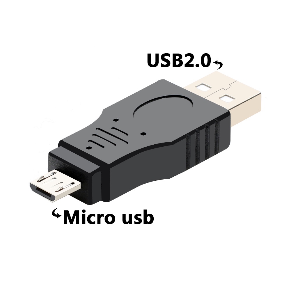 USB2.0 Male To Female micro usb mini 5p Trapezoidal Port Adapter ...