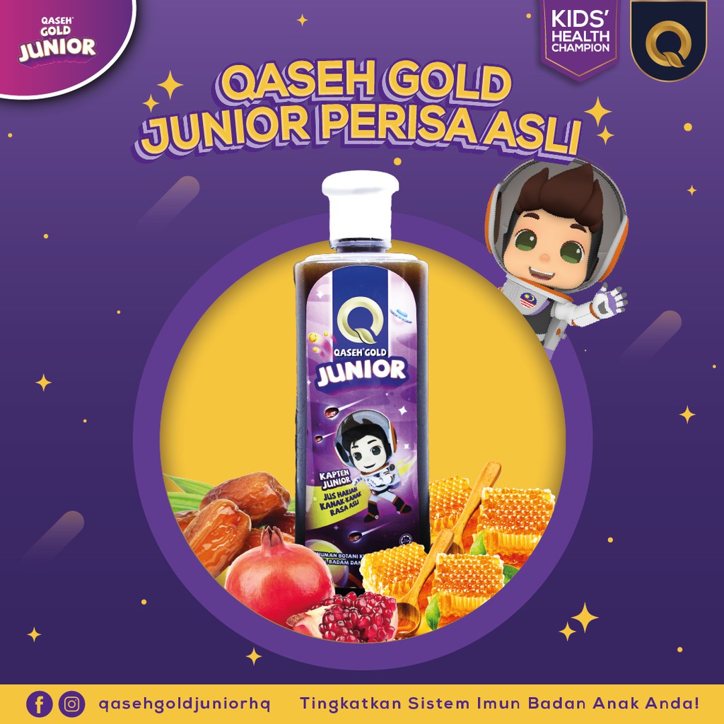QASEH GOLD JUNIOR (ASLI) | Shopee Malaysia